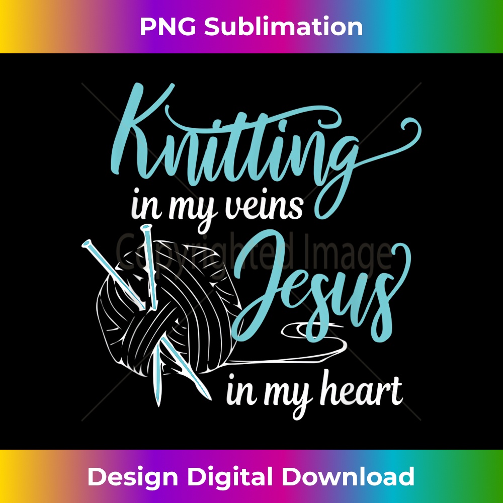 Knitting in my veins Jesus in my heart Christian Hob - Eco-F | Inspire ...
