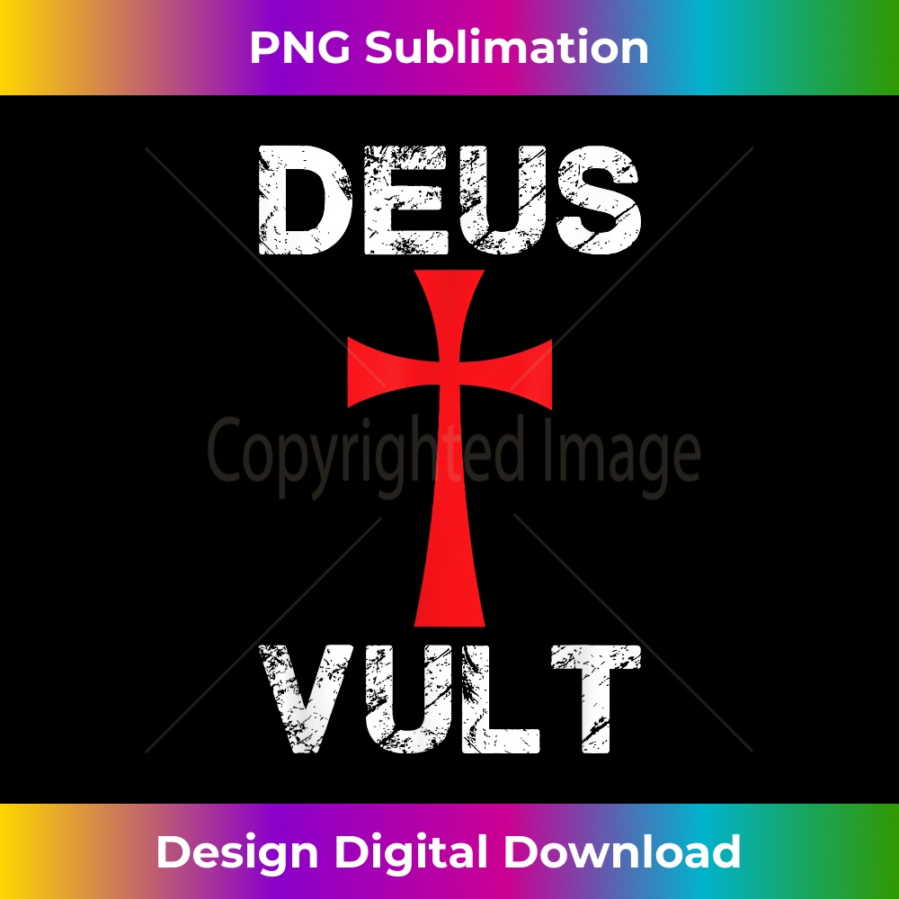 Deus Vult - Catholic Crusader Templar Knight - Narrow Cro - - Inspire ...