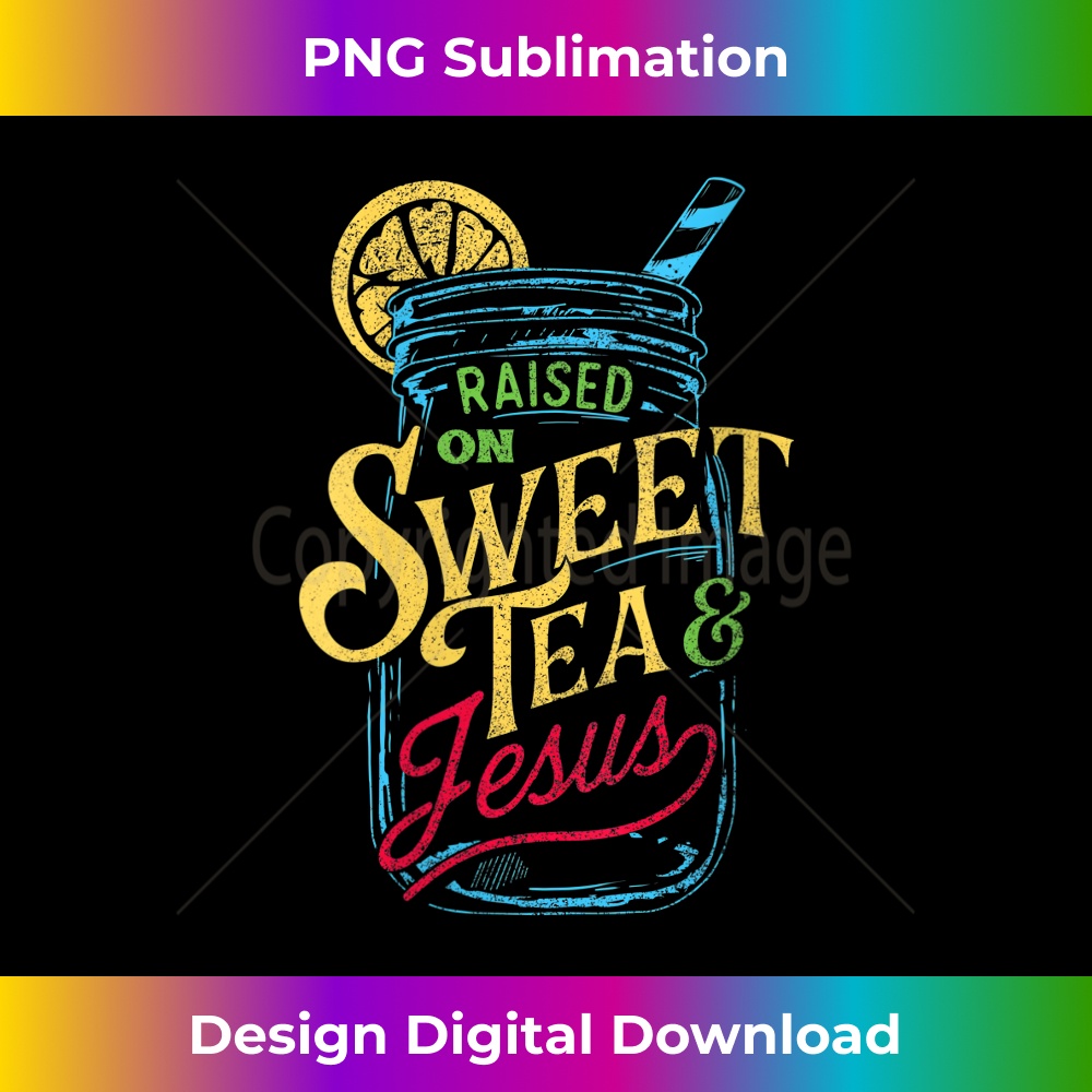 Womens Raised On Sweet Tea & Jesus - Southern Pride Iced Tea | Inspire ...