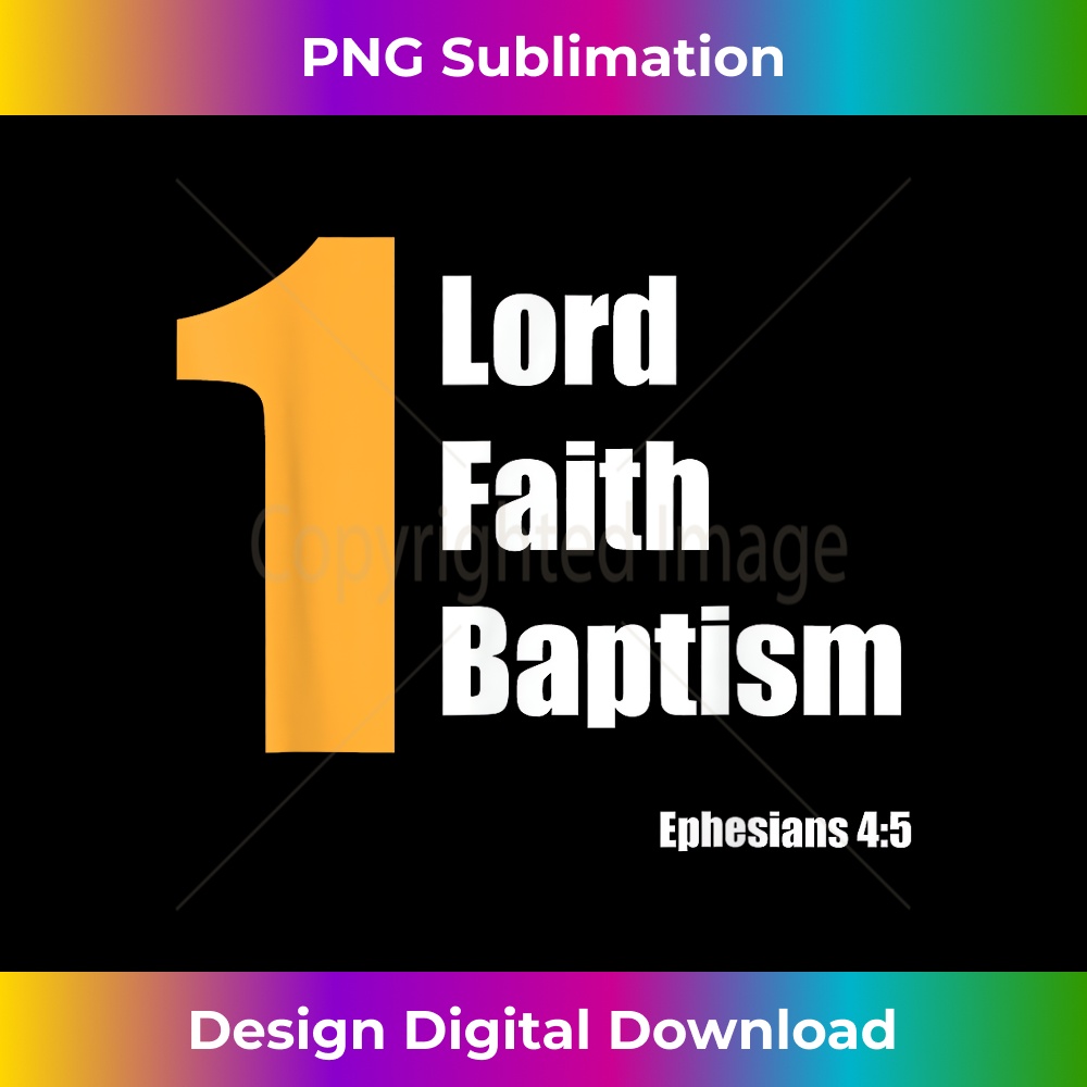 Christian Bible Verse Gift One Lord One Faith One Bapti - Ec | Inspire ...