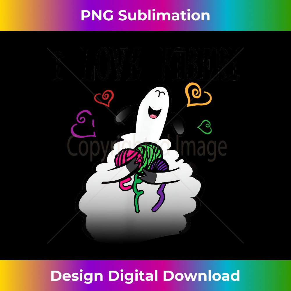 I love fiber Funny laughing sheep - Crafted Sublimation Digi | Inspire ...