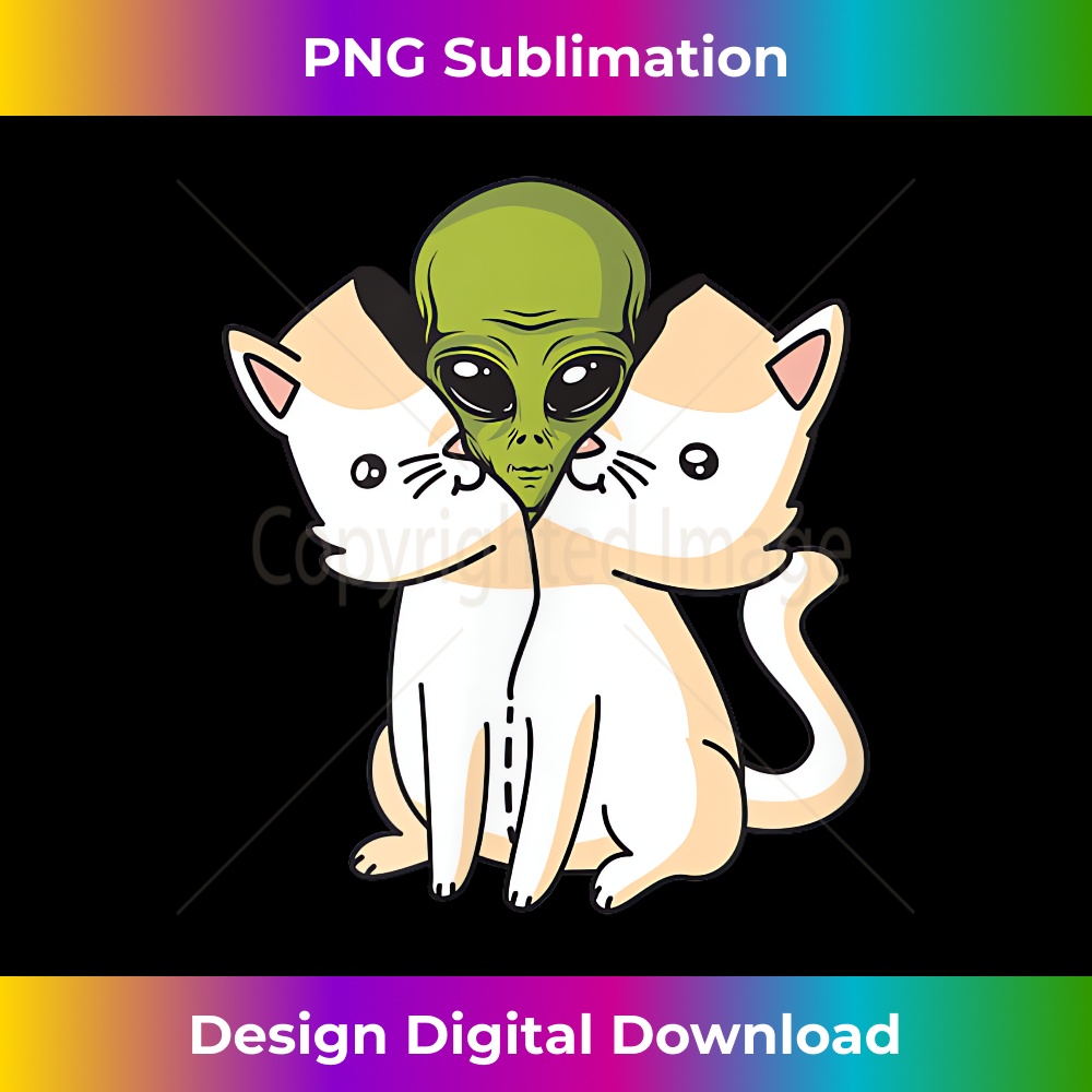 Cats Are Aliens Green Alien Cat - Innovative PNG Sublimation | Inspire Uplift