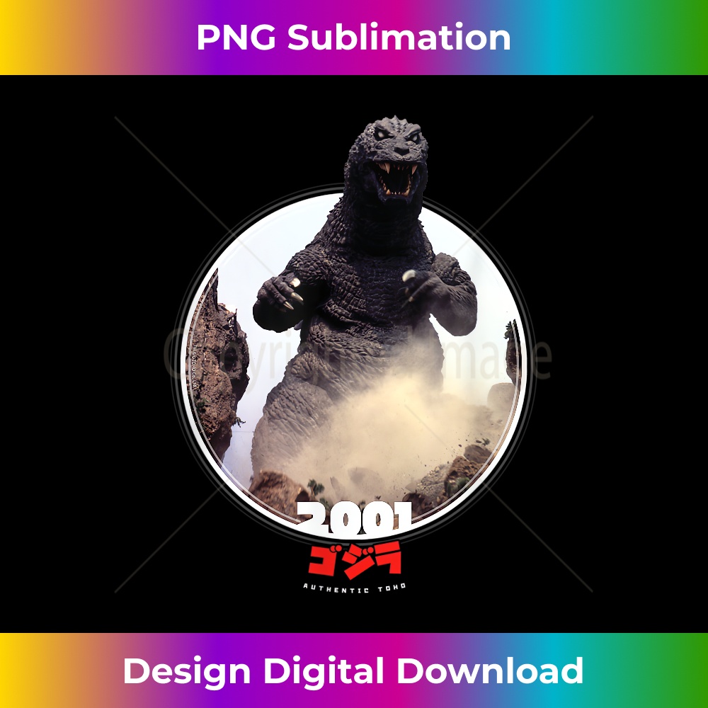 Godzilla 2001 GMK Icons of Toho - Sleek Sublimation PNG Down | Inspire ...