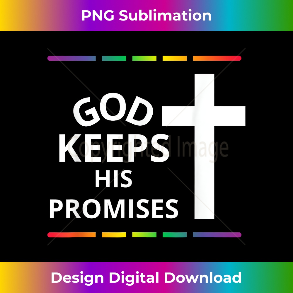 God Keeps His Promises Rainbow Religious Jesus Lo - Edgy Sub | Inspire ...