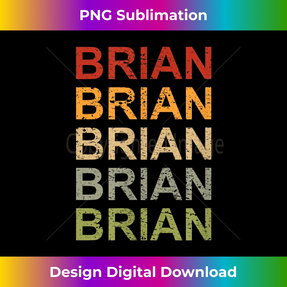 Retro Brian Personalized, Brian Name, Boy Man Brian - Minima | Inspire ...