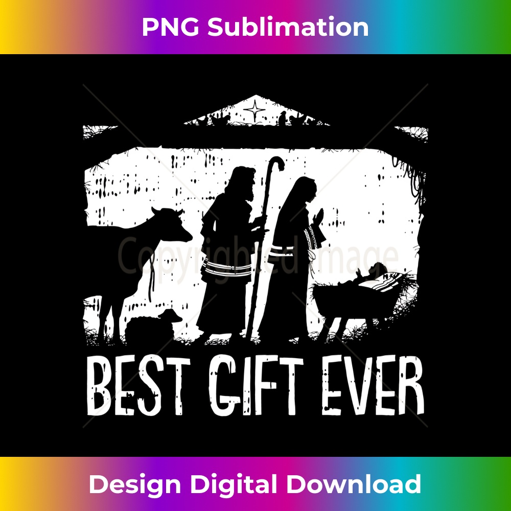 Best Ever Christmas Cool Jesus Nativity Scene Christian Long | Inspire ...