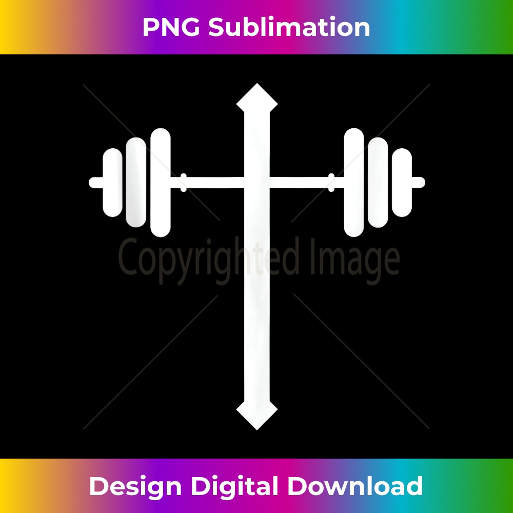 Barbell Dumbbell Cross Christian Jesus Gym Workout Lifting T | Inspire ...