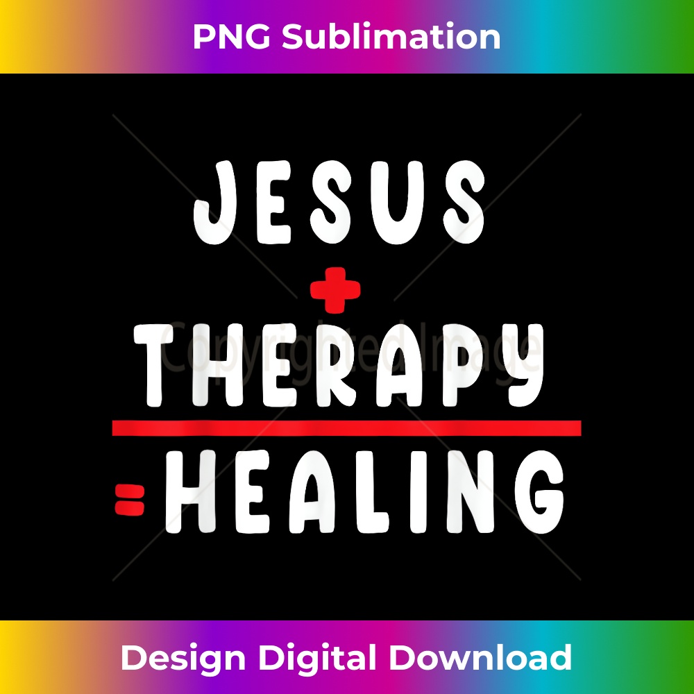 Jesus Therapy Healing Mental Health Tee Chris - Eco-Friendly | Inspire ...
