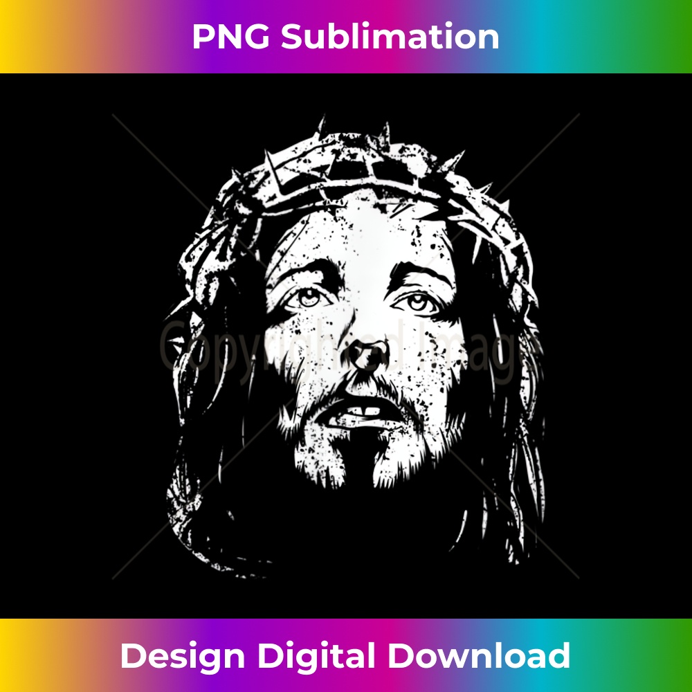 Jesus Face Drawing Design for Christian Believe - Deluxe PNG - Inspire ...