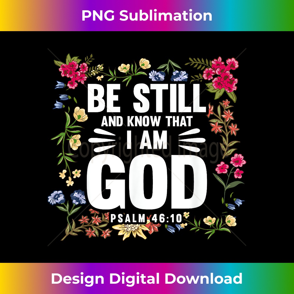 Christian Bible Verse Psalm 4610 Flower Butterf - Luxe Subli | Inspire ...