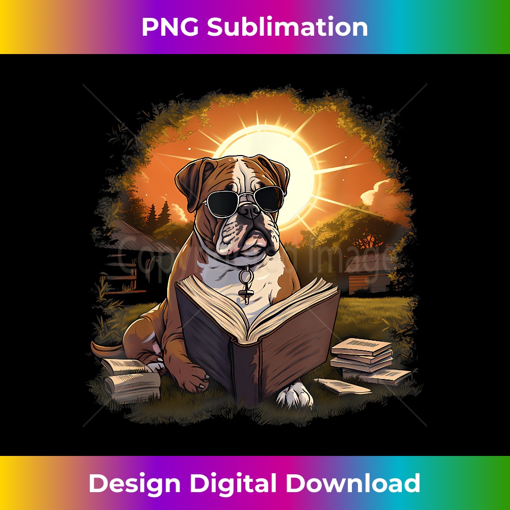 Outdoors American Bulldog Reading Book - Crafted Sublimation | Inspire ...