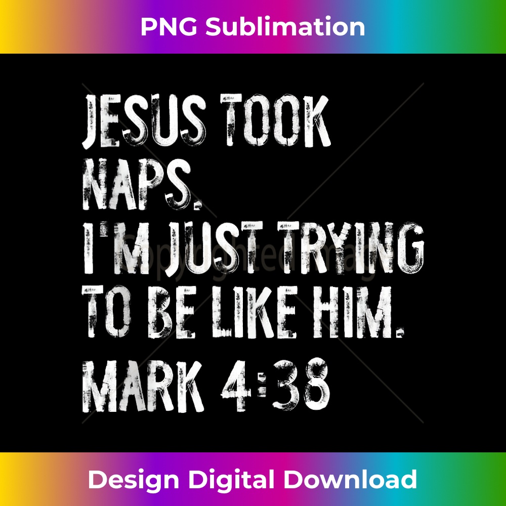 Jesus Took Naps Funny Christian Tank - Edgy Sublimation Digi - Inspire ...