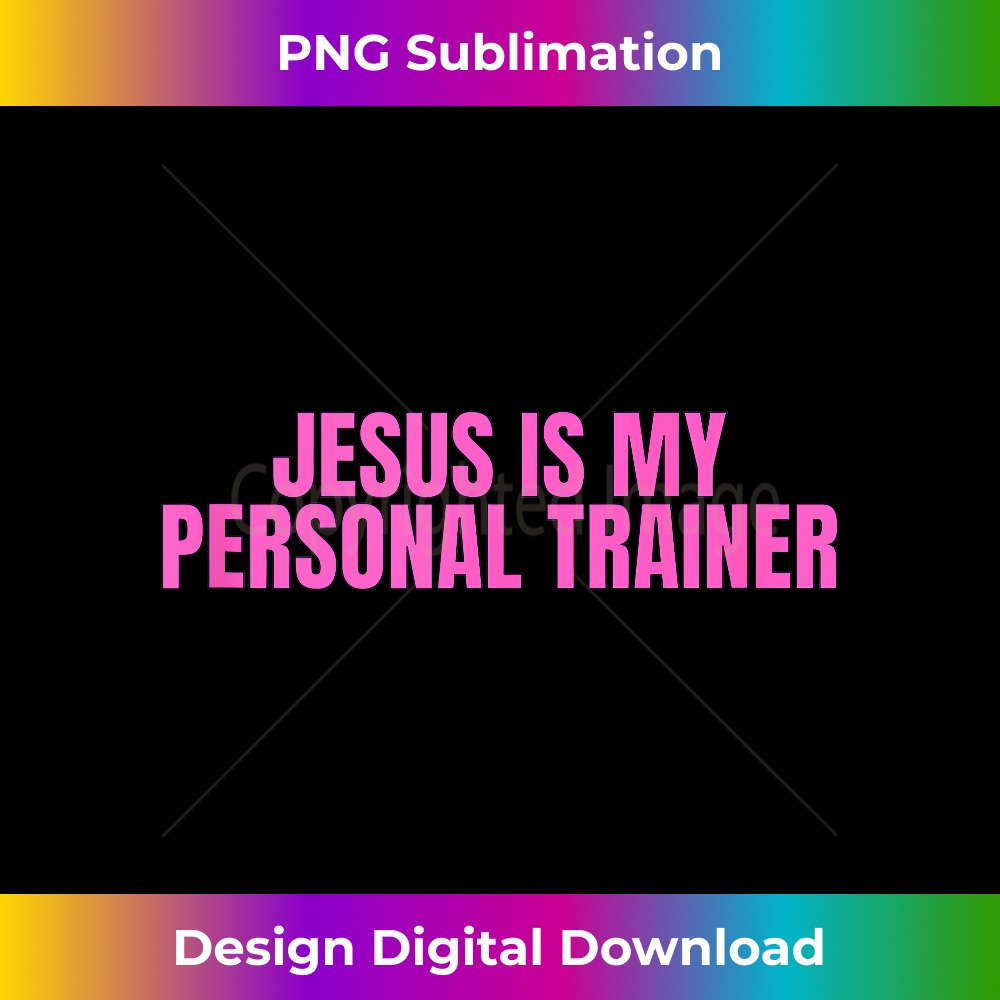 Jesus Is My Personal Trainer Christian Gym Apparel Tank T - | Inspire ...