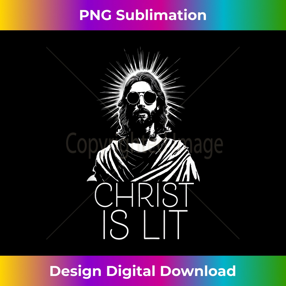 Christ Is Lit Halo Jesus Rizz Holy Game Charisma Cool Charm | Inspire ...