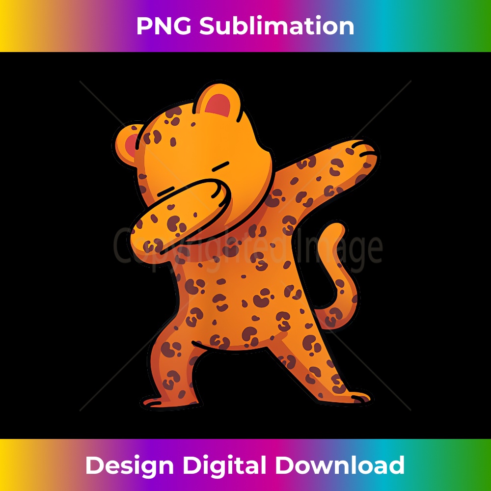 Dabbing Cheetah - Eco-Friendly Sublimation PNG Download - An | Inspire ...