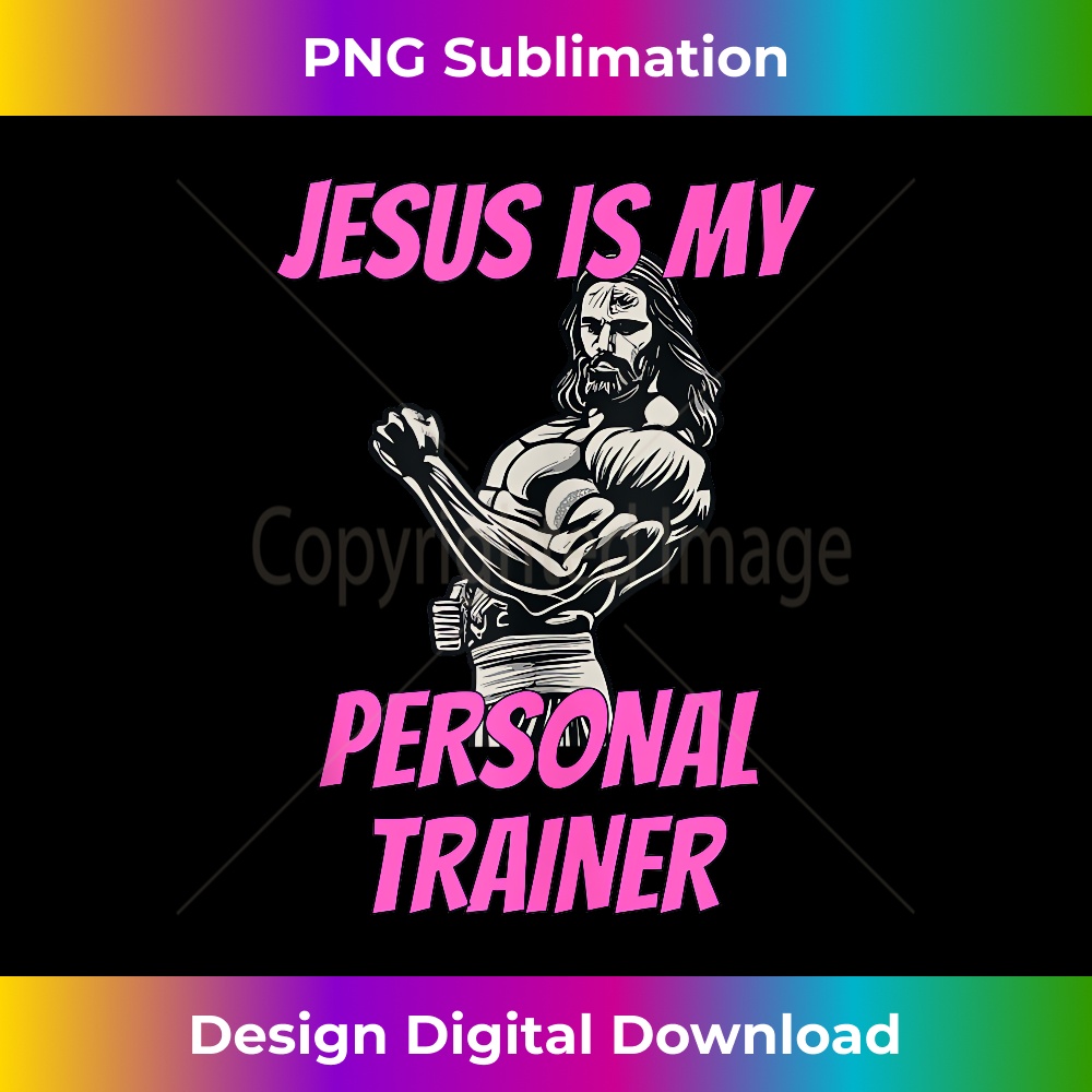 Jesus Is My Personal Trainer Christian Gym Apparel Tank To - | Inspire ...