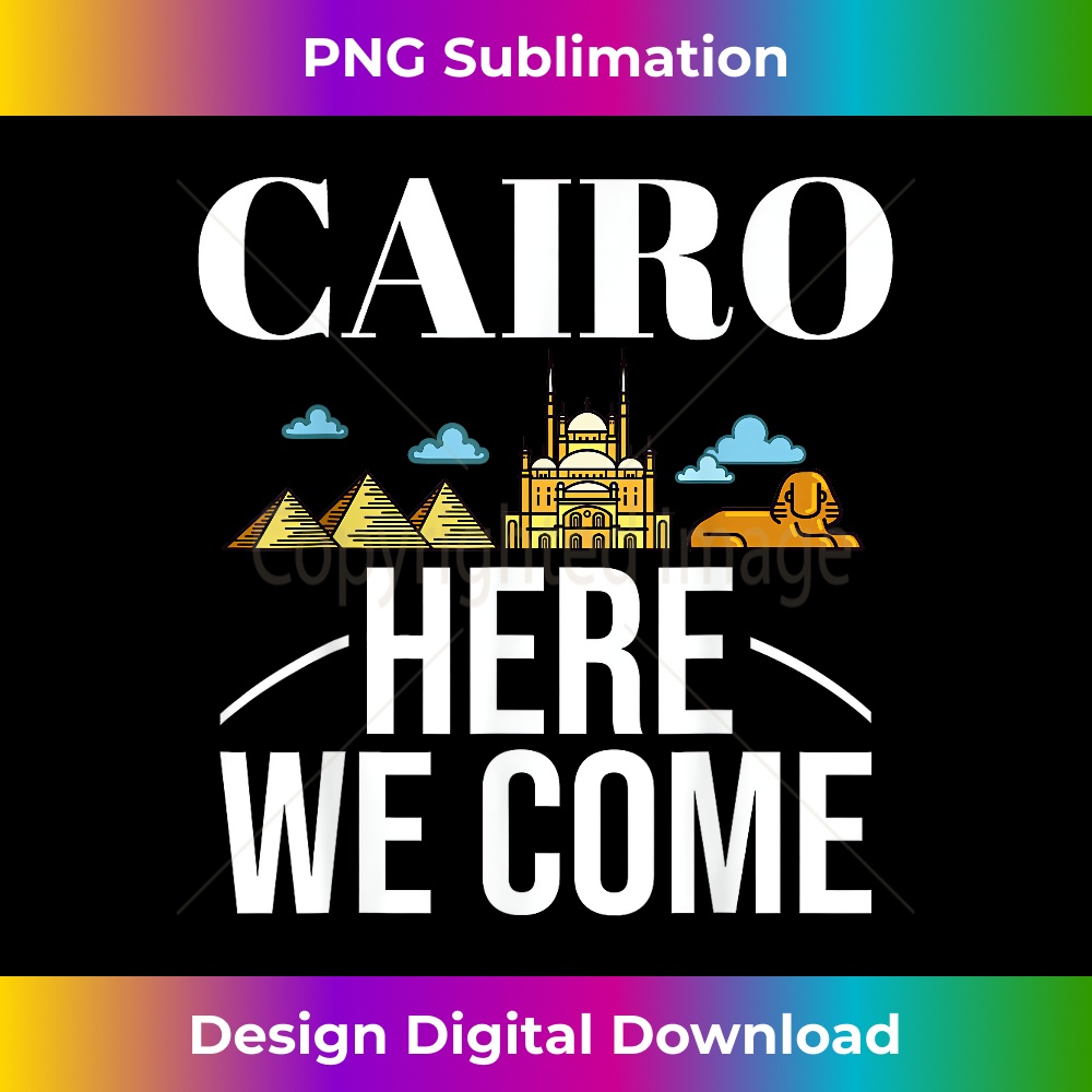 Cairo Egypt City Trip Skyline Map Travel - Bohemian Sublimat | Inspire Uplift
