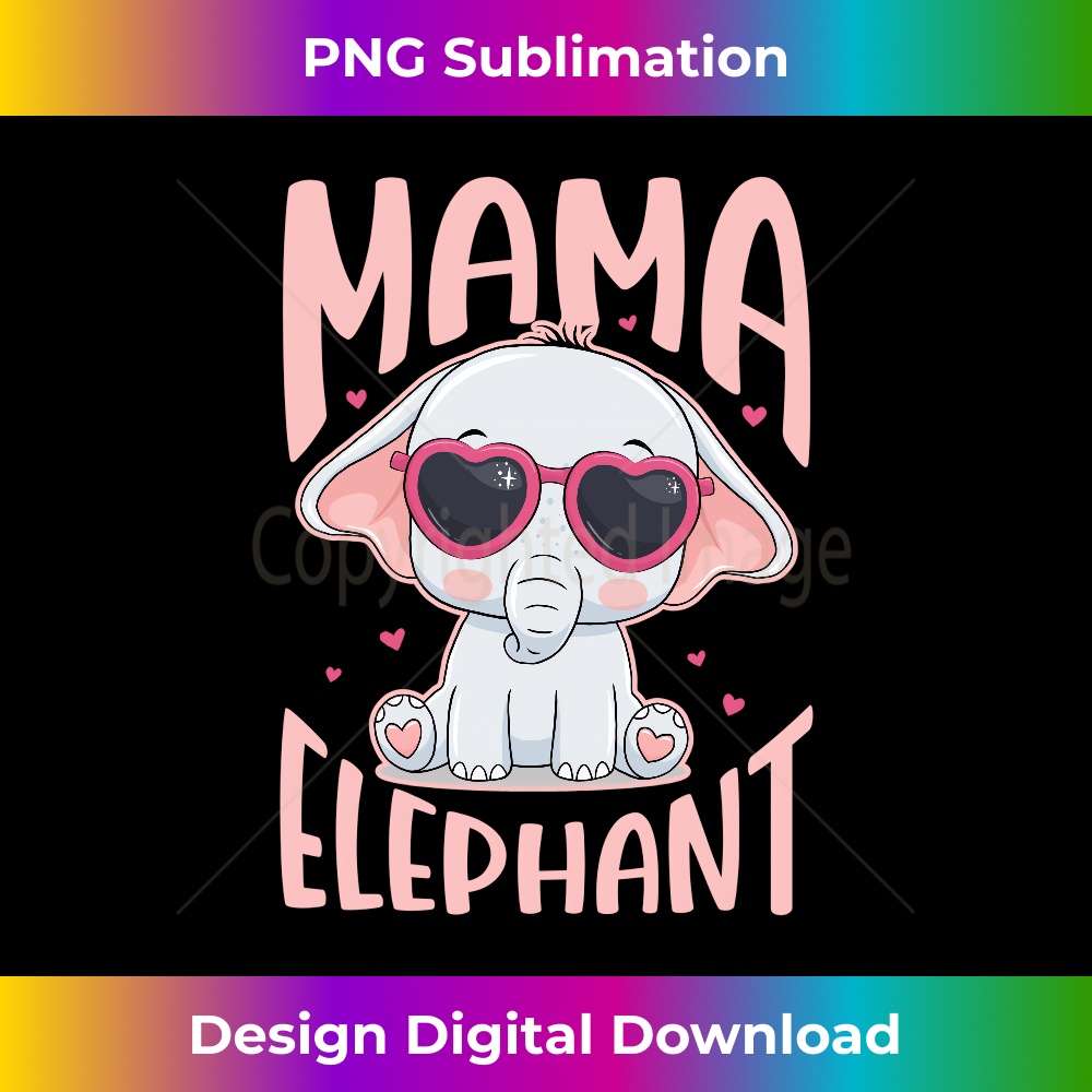 Girls Mama Elephant Lover For Men Women, Wild Animal Lover L | Inspire ...