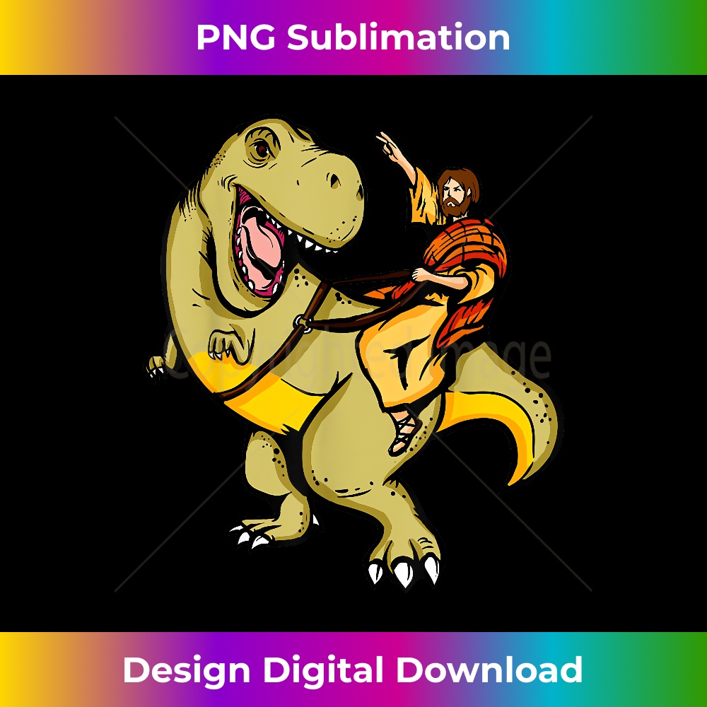Jesus Riding A T-Rex Dinosaur Funny T- App - Vibrant Sublima - Inspire ...