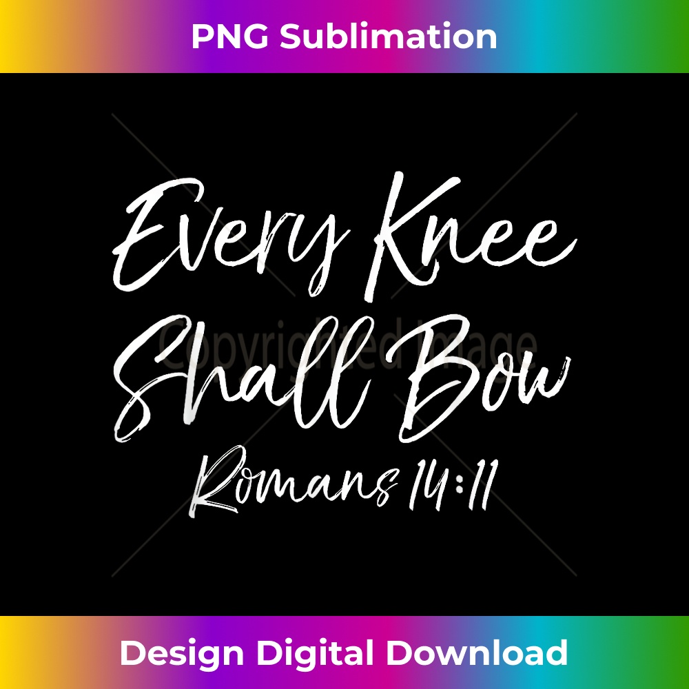 Christian Bible Verse Quote Faith Gift Every Knee Shall - Su | Inspire ...