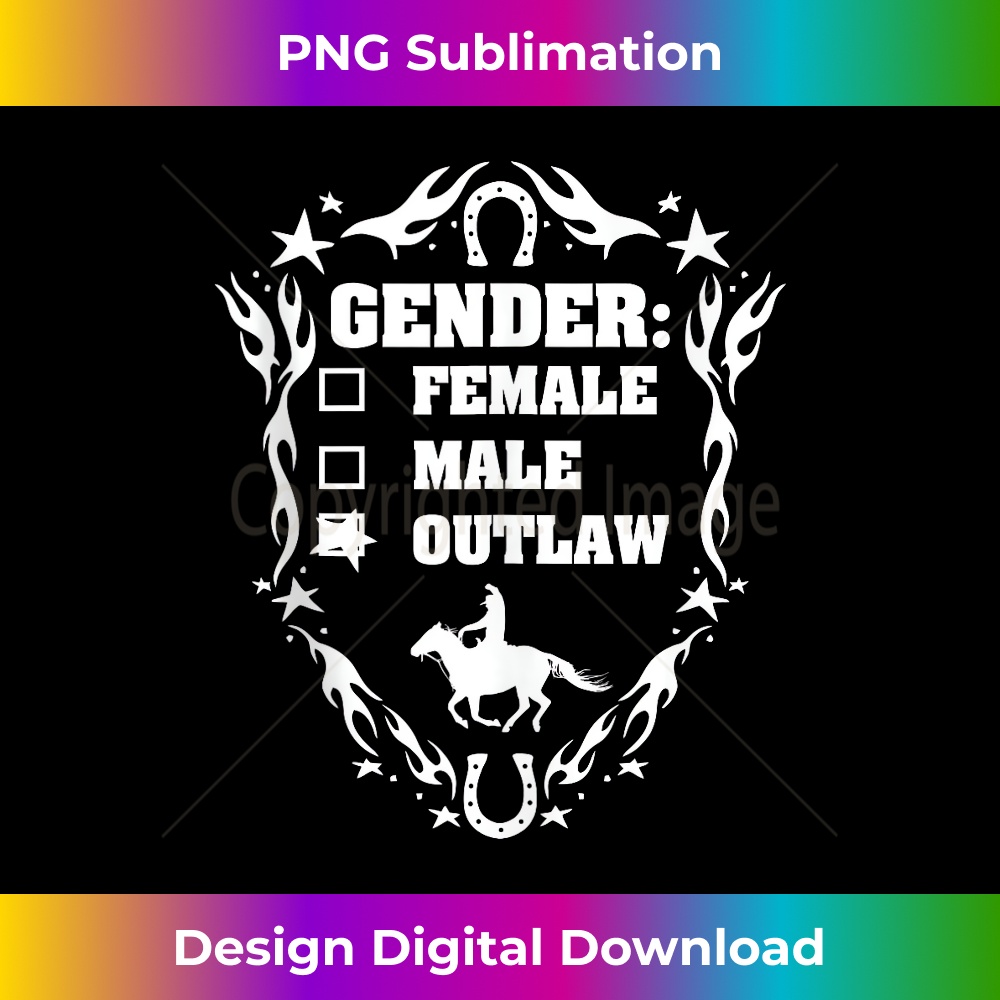 Gender Female Male Outlaw Apparel Tank Top - Artisanal Subli | Inspire Uplift