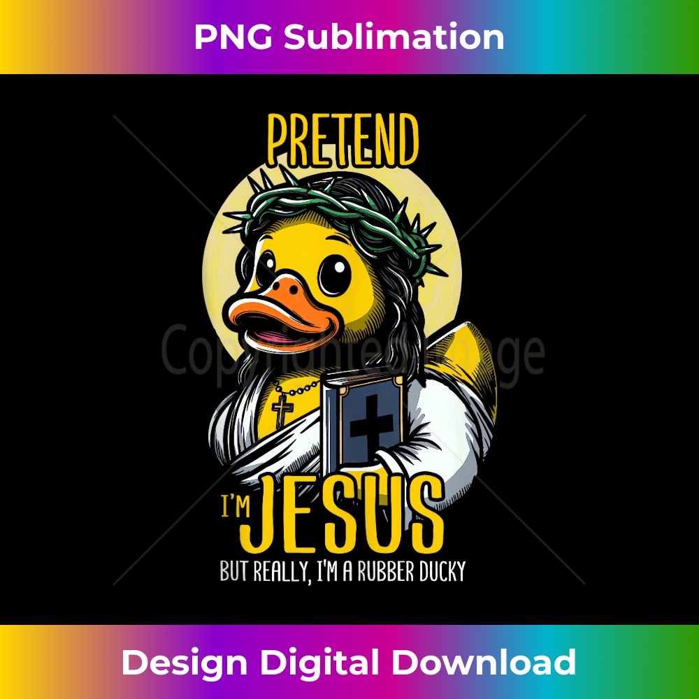 Jesus Christ Rubber Duck Lord Duckling Tank - Minimalist Sub | Inspire ...