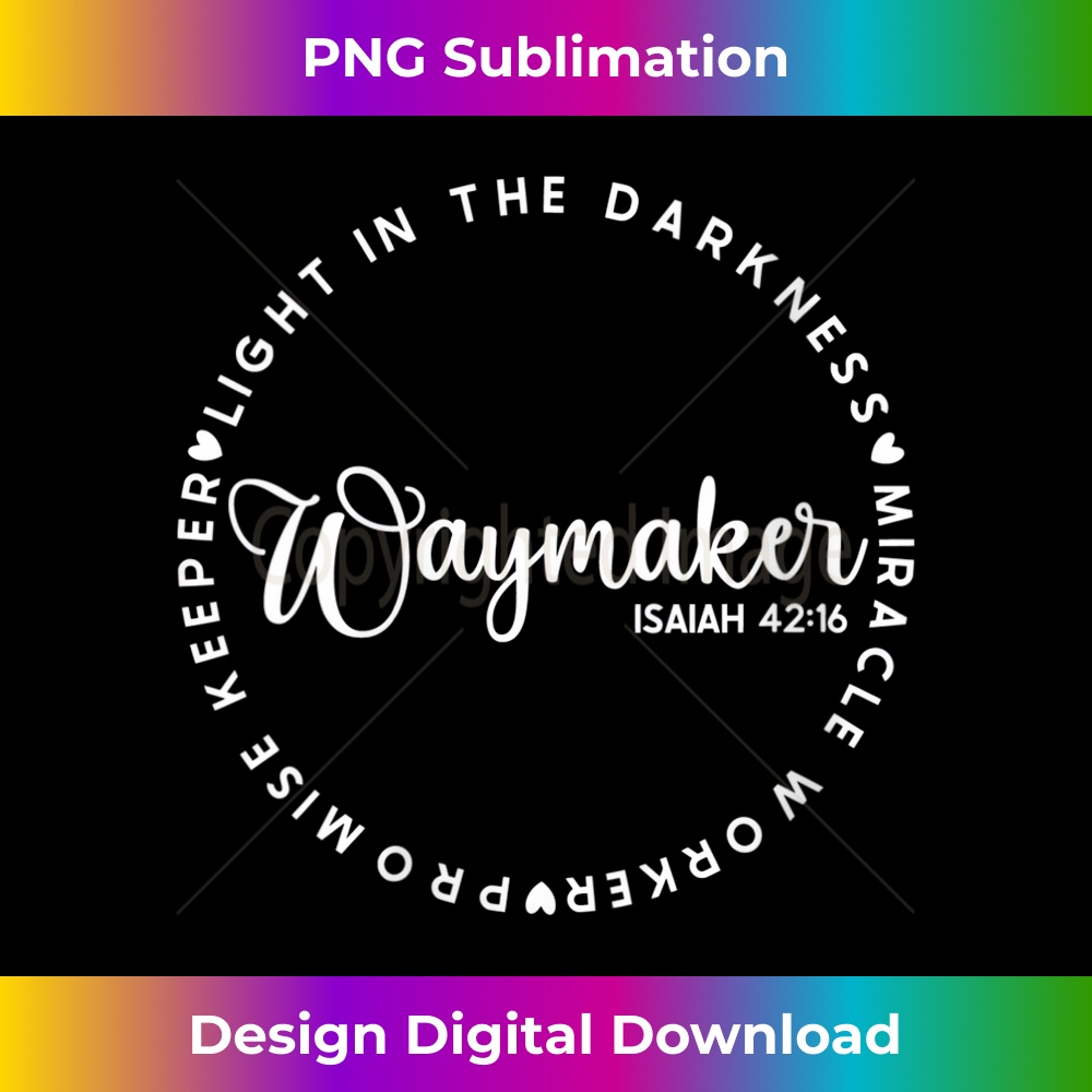 Womens Bible Verse Isaiah The Waymaker Light in the Darkness | Inspire ...