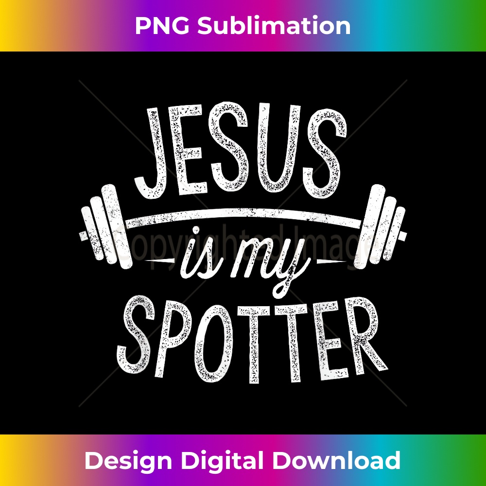 Jesus Is My Spotter Funny Gym & Workout Christian - Bespoke | Inspire ...