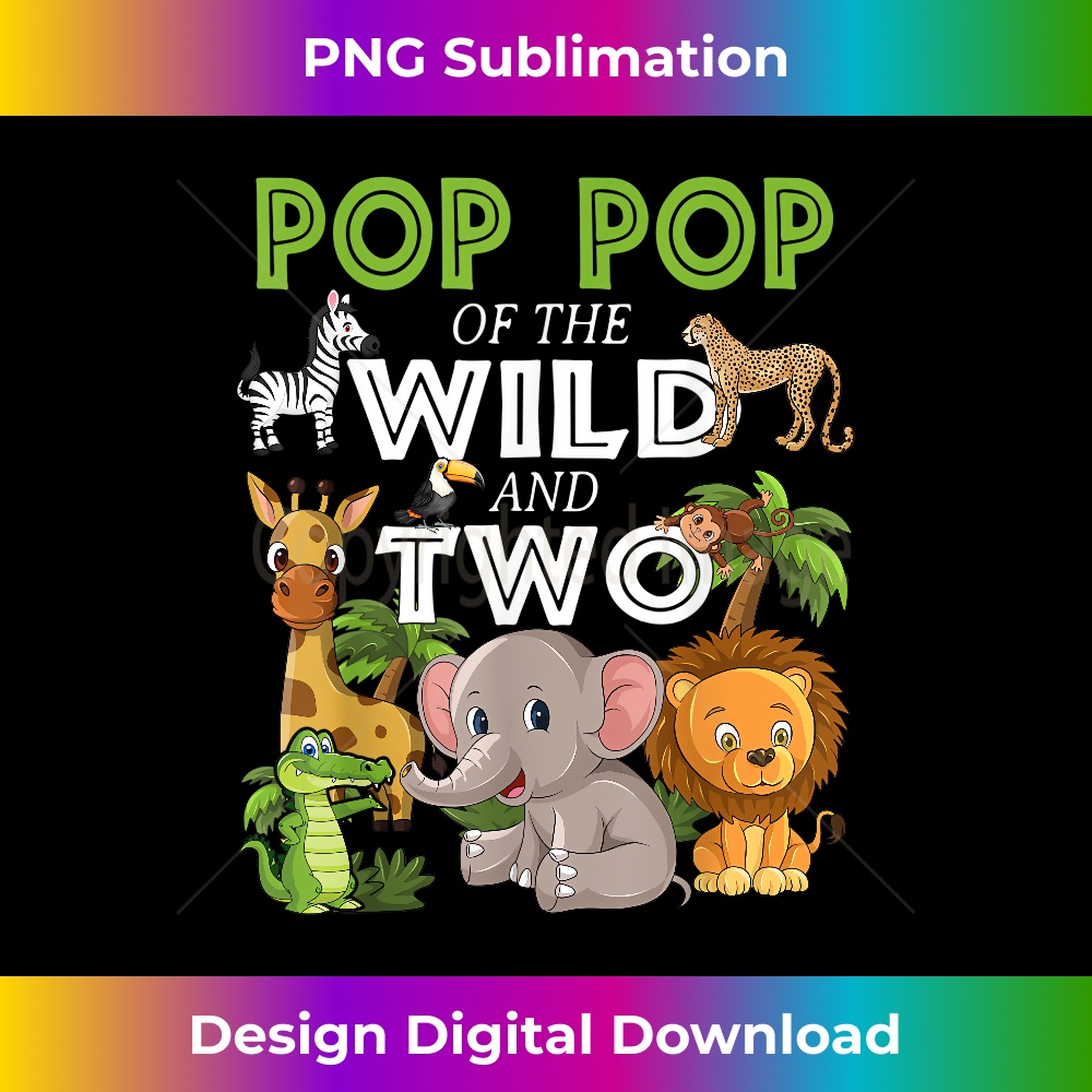 Pop Pop of the Wild Two Zoo Birthday Safari Jungle Animal - | Inspire ...