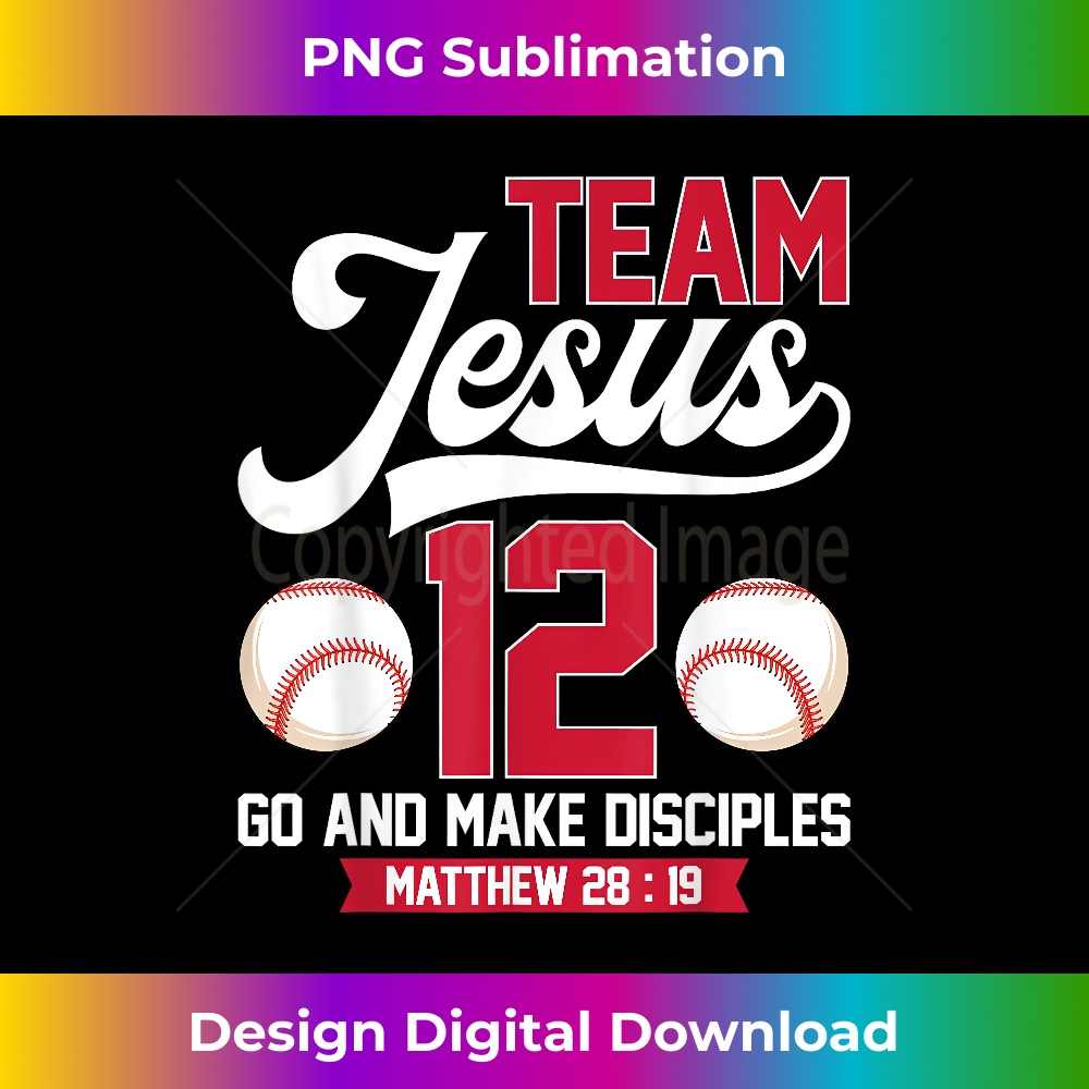 Jesus and Baseball Team Jesus Christian Matthew 2819 Vers - - Inspire ...