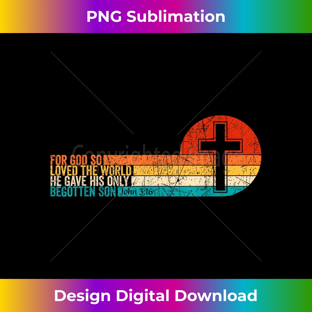 Bible Verse John 316 Christian Cross Religious Jesus G - Fut - Inspire ...