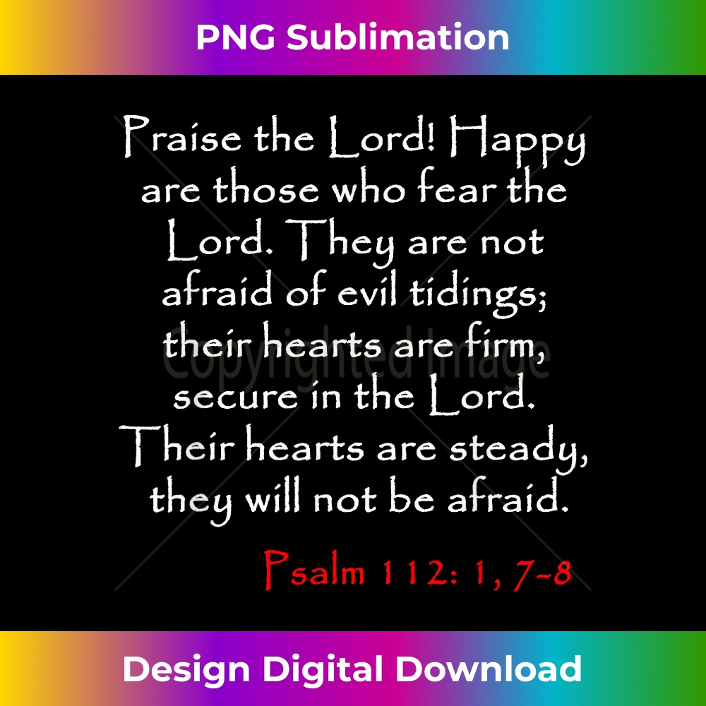 Psalm 112 1 7 8 Christian Bible V - Innovative PNG Sublimati | Inspire ...