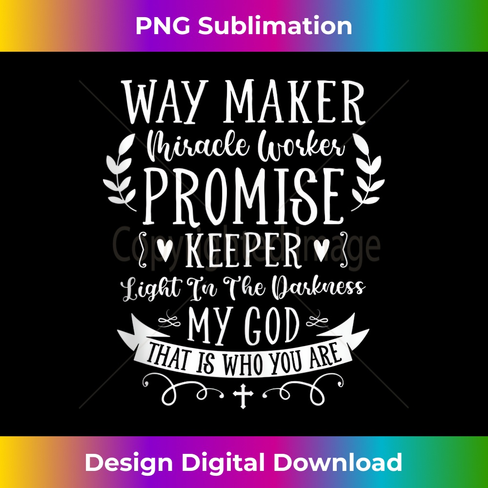 Way Maker Miracle Worker God Jesus Christian Bible Verse Tan | Inspire ...