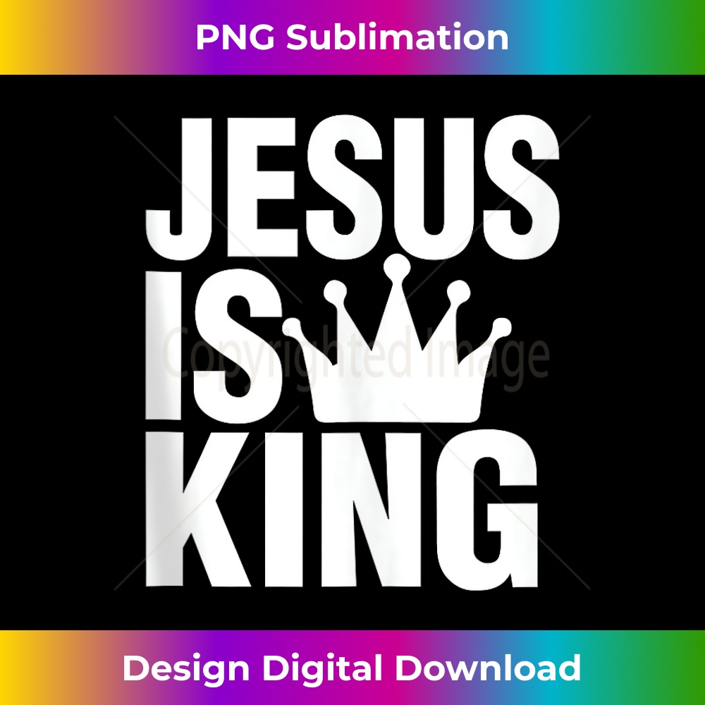Jesus is King Bible Verse Rev. 1714 Tank T - Classic Sublima | Inspire ...