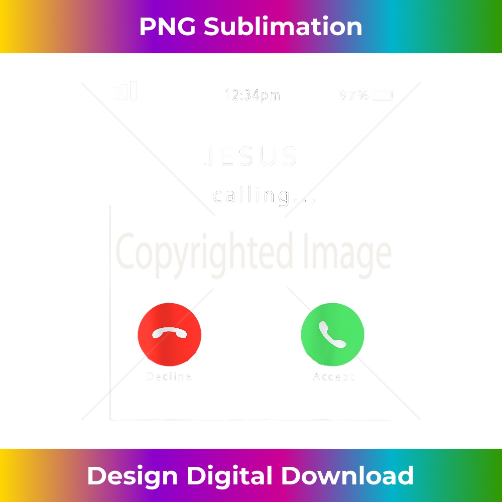 JESUS is Calling T-s - Sophisticated PNG Sublimation File - | Inspire ...