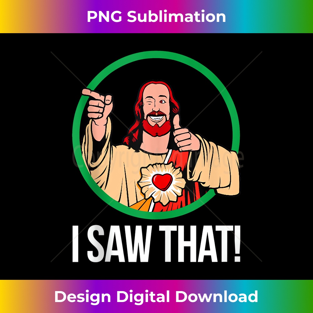 Jesus Peeking I Saw That Funny Christian Meme Tank T - Bohem - Inspire ...