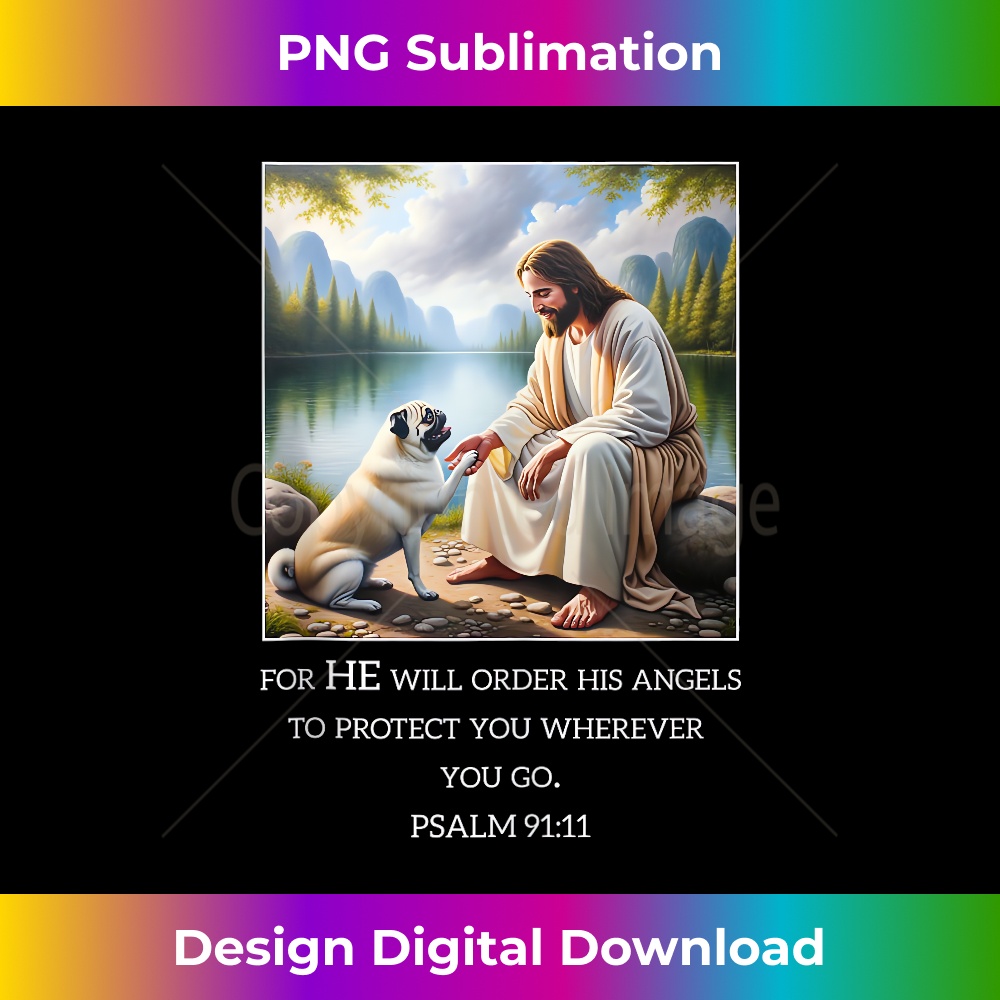 Jesus with Dogs Psalm 99 11- Jesus and a Pug Tank - Futurist | Inspire ...