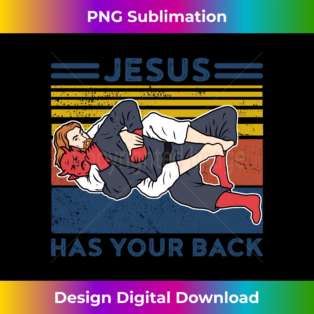 Jiu Jitsu s Jesus Has Your Back Mens BJJ MMA Jujitsu Long Sl | Inspire ...