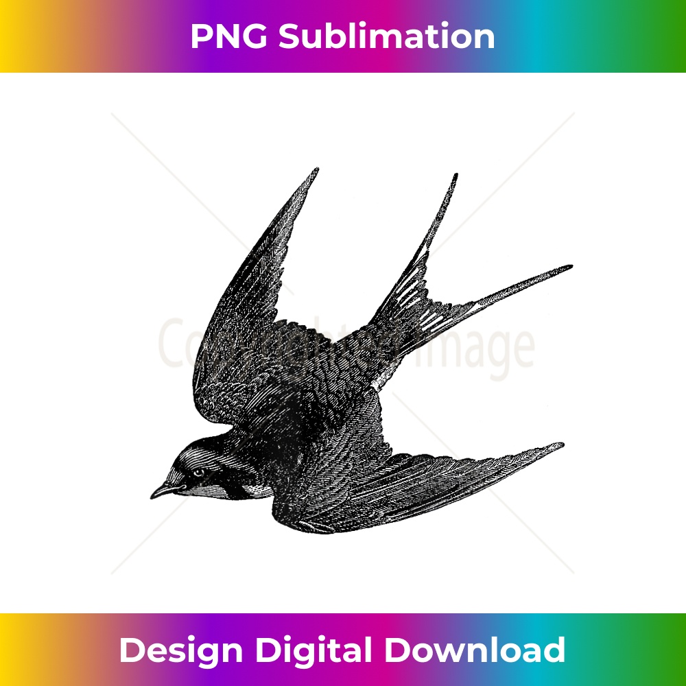 Barn Swallow Bird Print - Bohemian Sublimation Digital Downl | Inspire ...