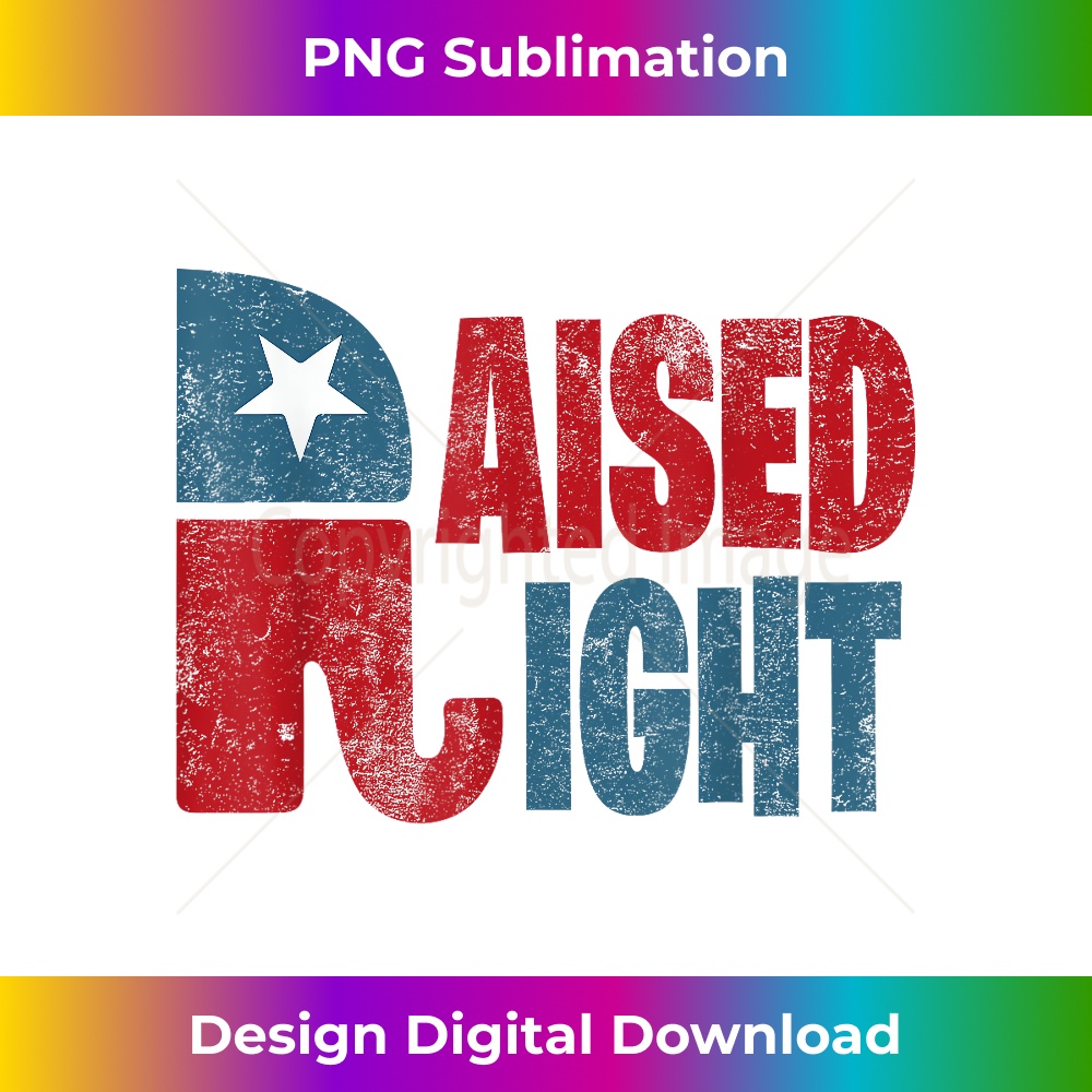 Raised Right Republican Elephant Vote Republican Trump - Art | Inspire ...