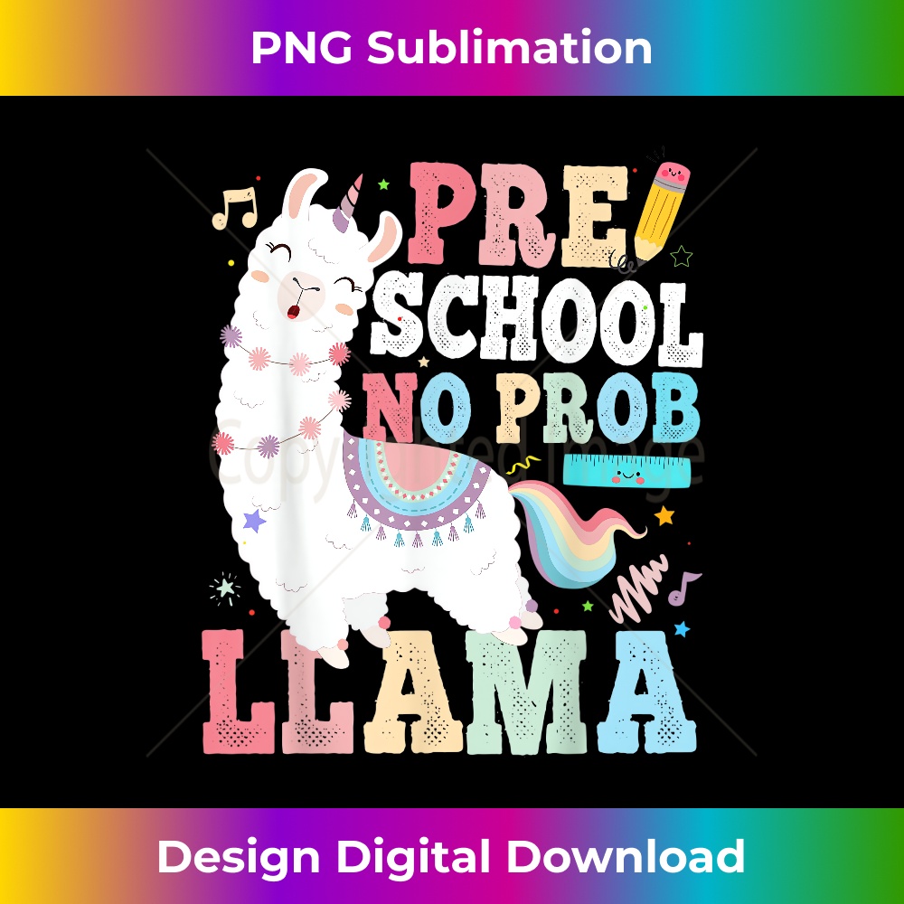 Preschool No Prob-Llama First Day Of School Teacher Student | Inspire ...