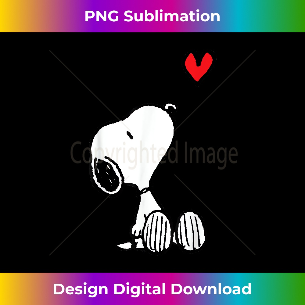Peanuts Heart Sitting Snoopy - Futuristic PNG Sublimation Fi | Inspire ...