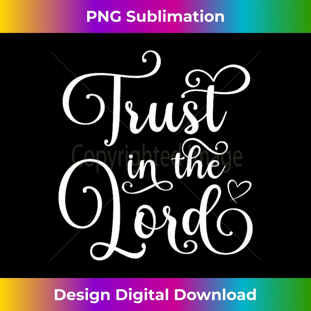 Trust in the Lord Proverbs 35 Bible Verse Tank T - Vibrant S - Inspire ...