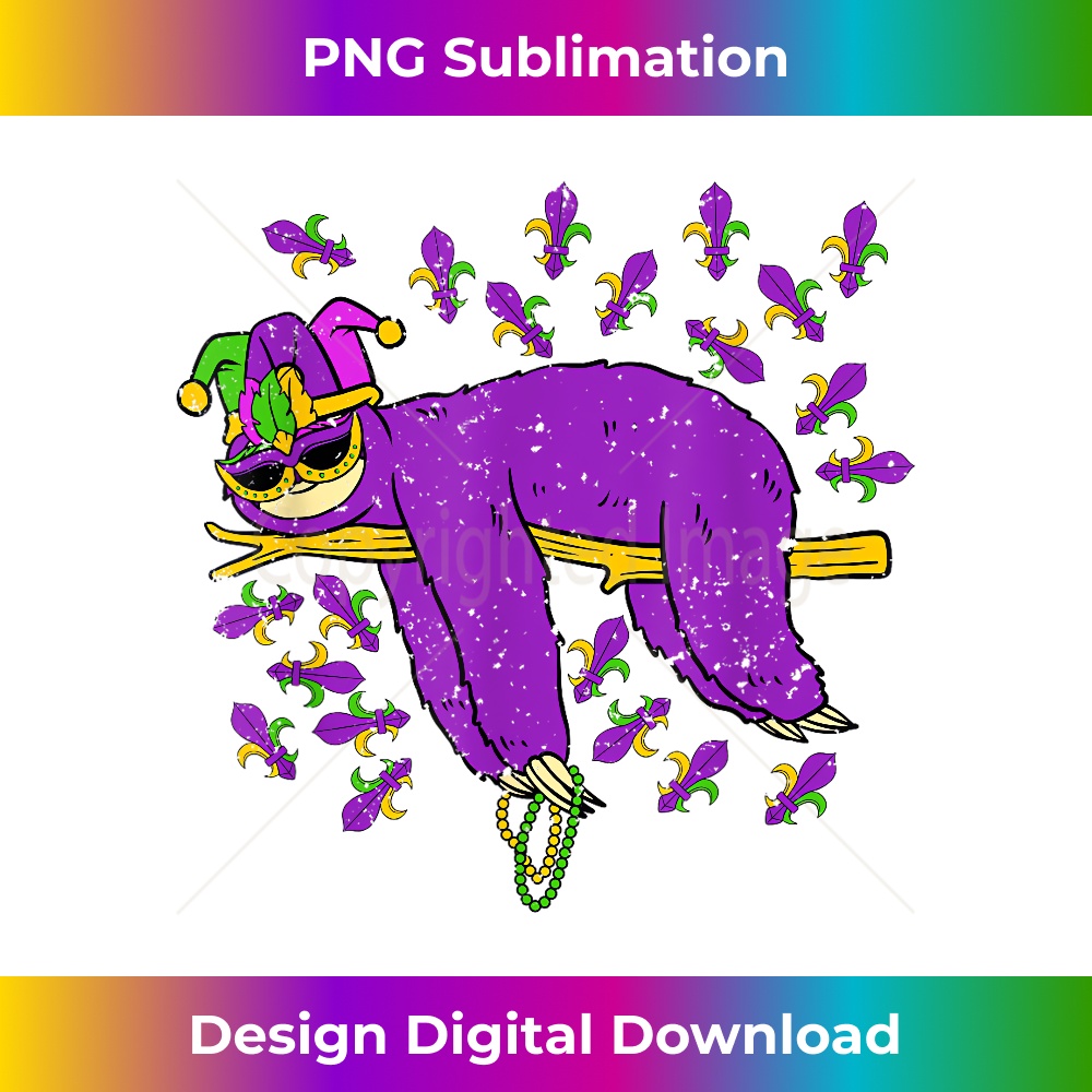 Jester Sloth Masquerade Mask Sleeping Mardi Gras Carnival - | Inspire ...