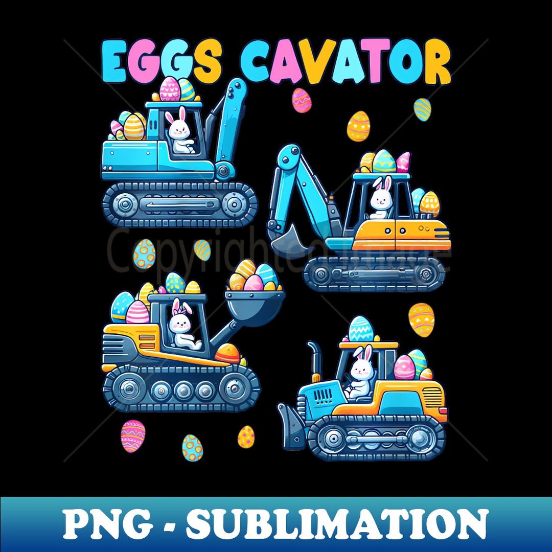 Kids Eggs Cavator Easter Egg Construction Trucks Bunny Excav | Inspire ...