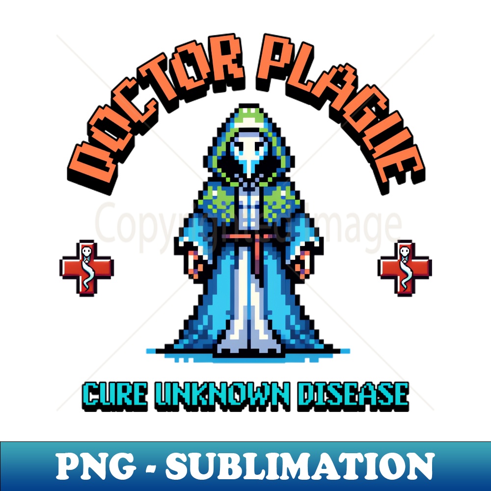 doctor plague pixel art - High-Resolution PNG Sublimation Fi | Inspire ...
