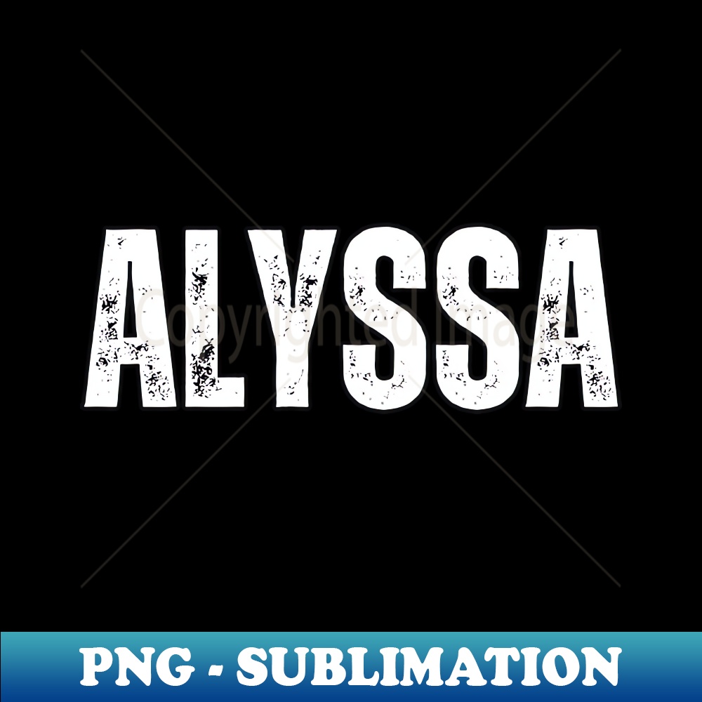Alyssa Name Gift Birthday Holiday Anniversary - High-Resolut | Inspire ...
