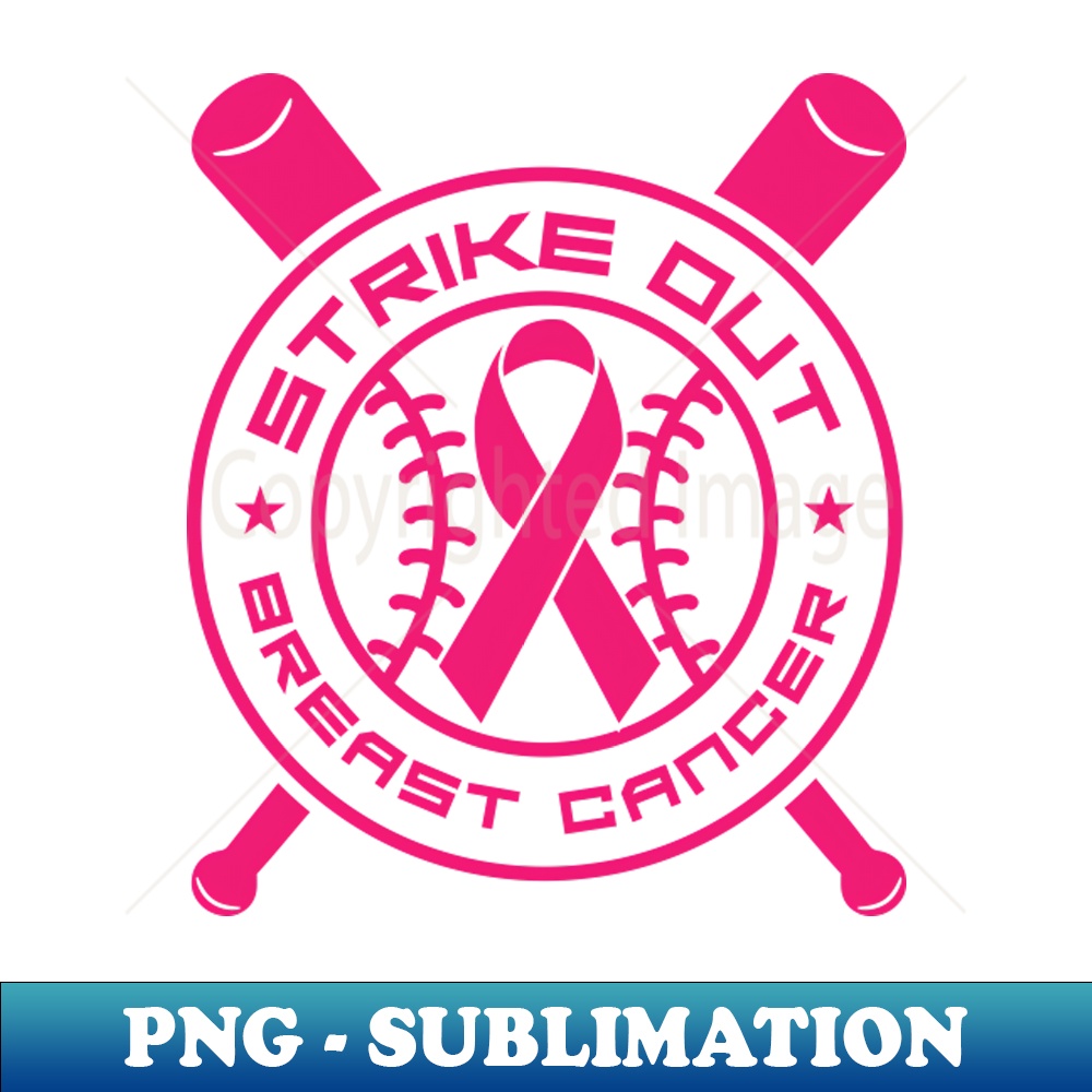 Baseball Breast Cancer Awareness Month - Instant Sublimation | Inspire ...