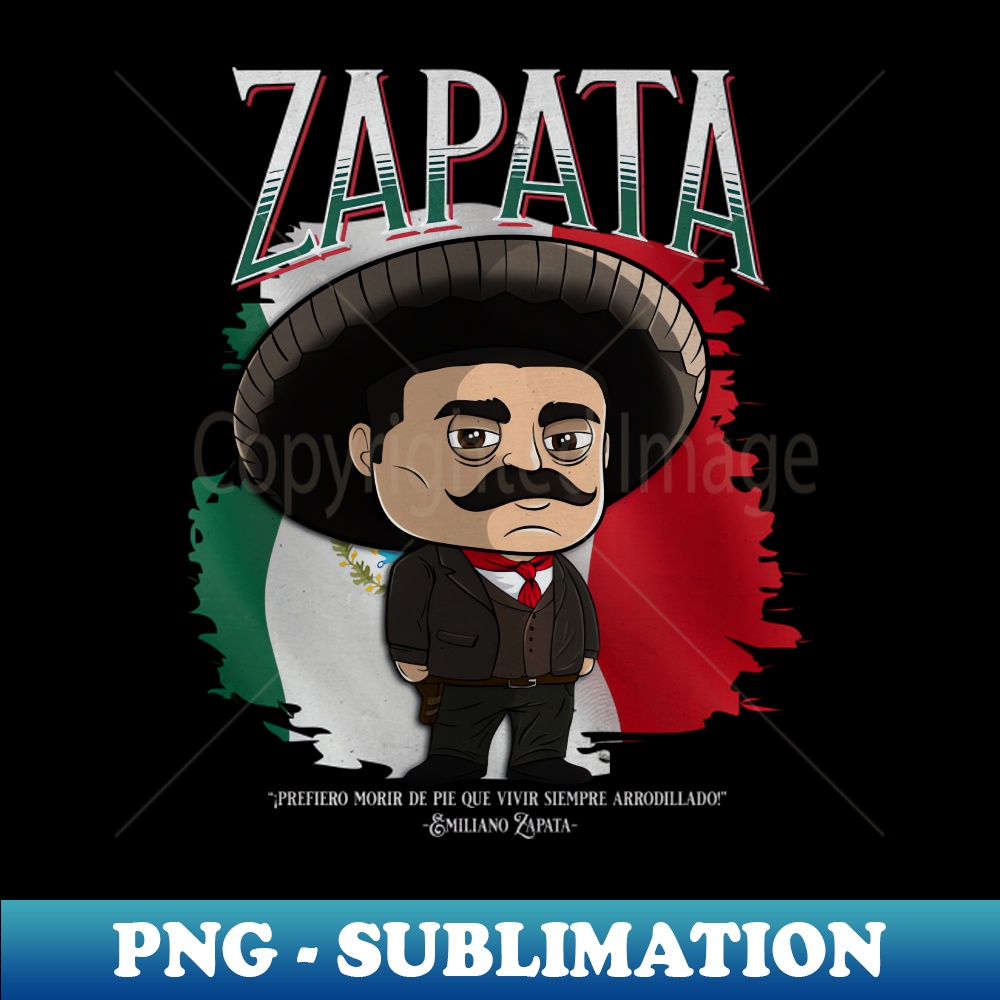 Custom Artwork Character Zapata - Sublimation-Ready PNG File | Inspire ...