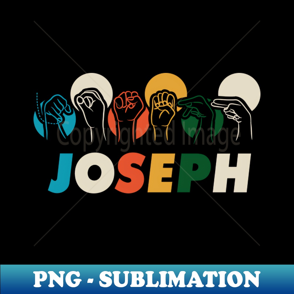 Joseph Sign Language Name - PNG Transparent Digital Download | Inspire ...
